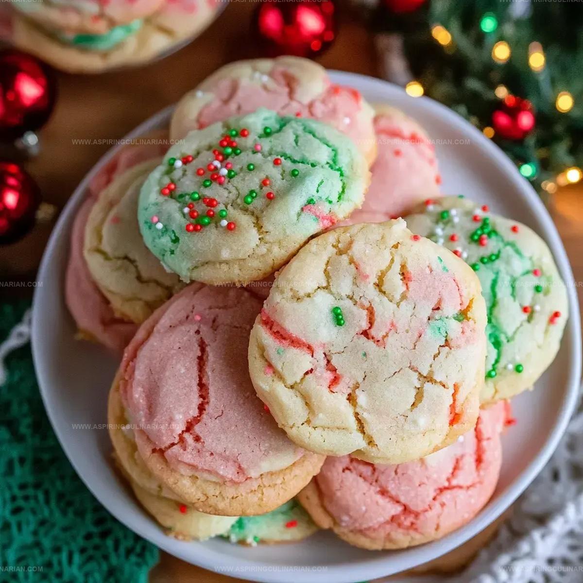 The Jolliest Christmas Sprinkle Pudding Cookies Recipe Ever - Aspiring ...