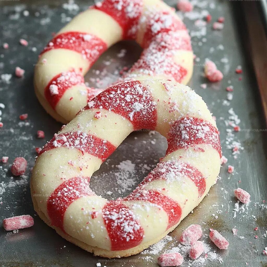 The Jolly Candy Cane Cookies Recipe Everyone Loves - Aspiring Culinarian