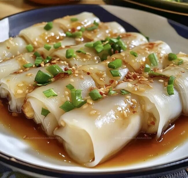 Try This Silky Smooth Delicious Cheung Fun Recipe Today - Aspiring ...