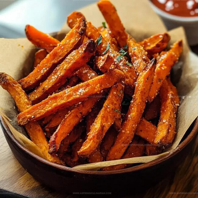 Irresistibly Crispy Sweet Potato Fries Recipe for Snack Lovers ...