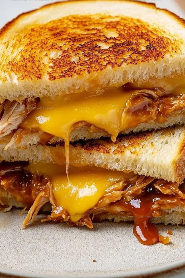 Sizzling BBQ Chicken Grilled Cheese Recipe Every Family Loves ...