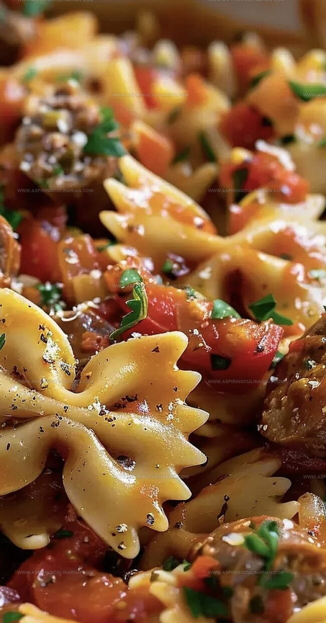 Creamy Italian Sausage Bow Tie Pasta Recipe for Cozy Nights - Aspiring ...