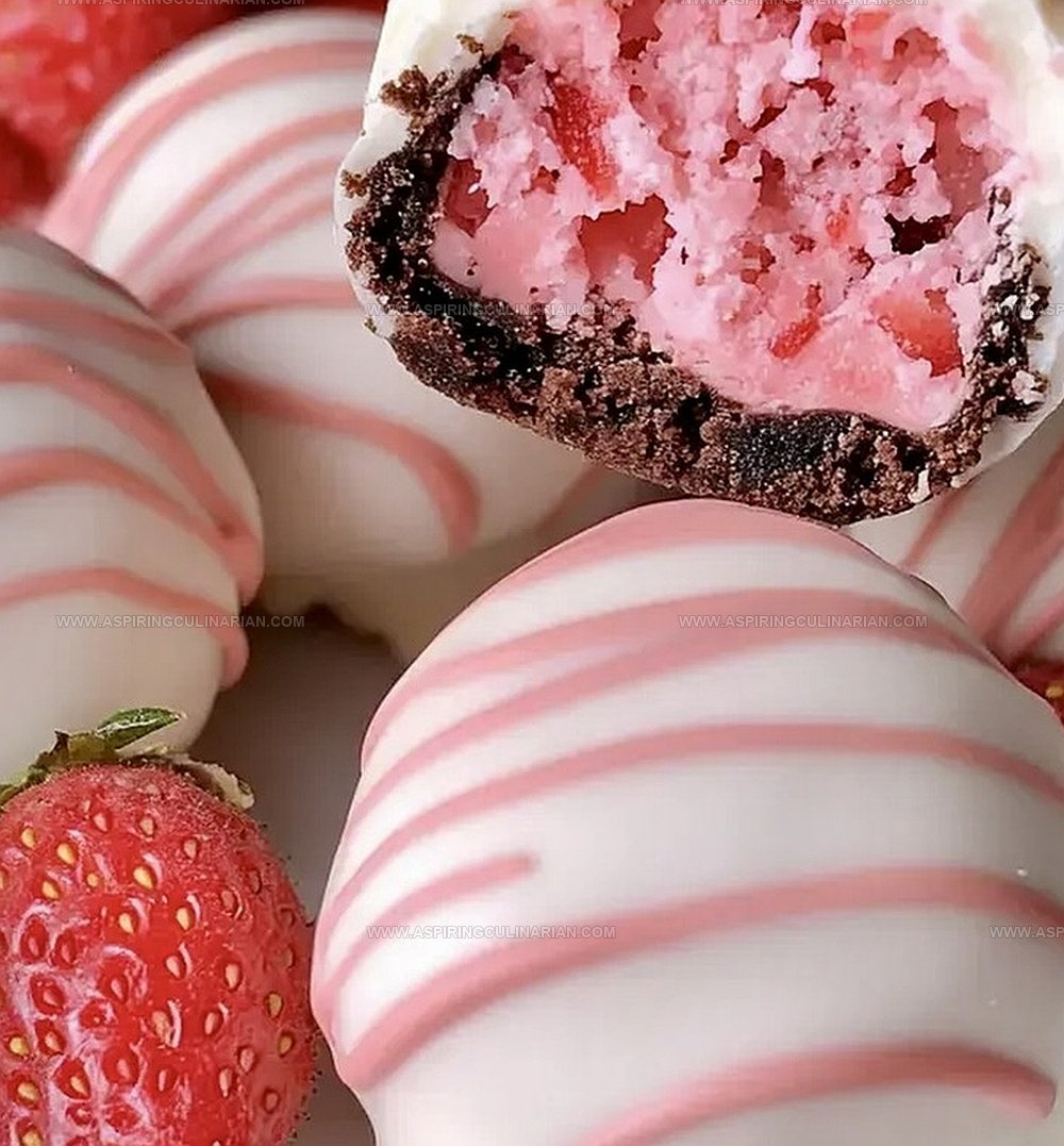 Sweet Strawberry Shortcake Oreo Balls Recipe: Heavenly Bites - Aspiring ...