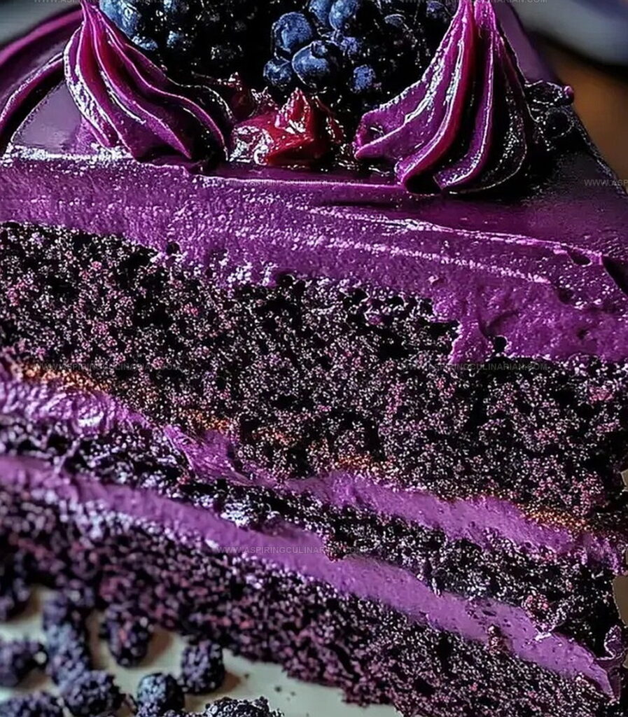 The Dreamy Purple Velvet Cake Recipe with Silky White Chocolate ...