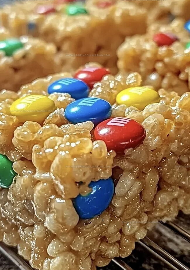 Sweet & Colorful M&Ms Rice Krispie Treats Recipe for Everyone ...