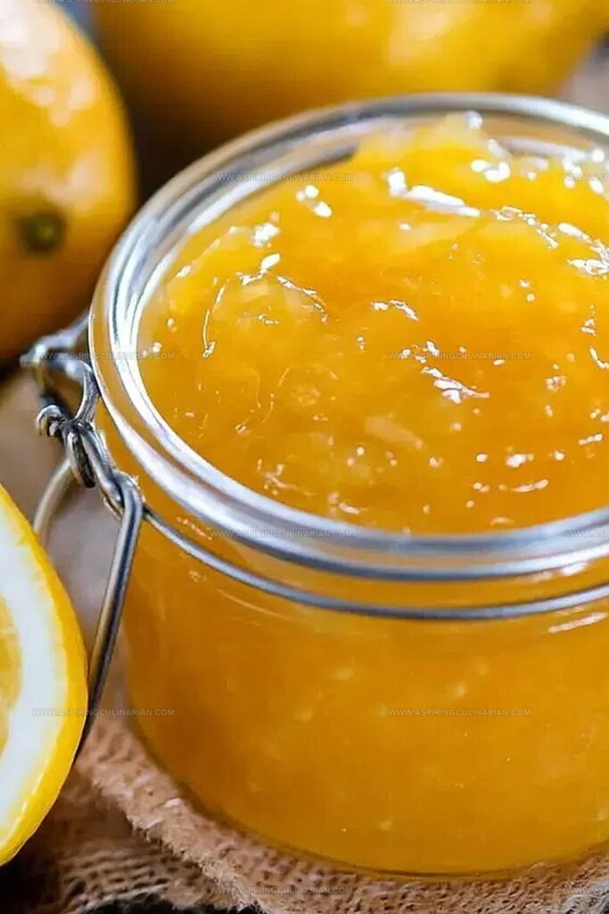 Zesty Homemade Lemon Jam Recipe: Sunshine in a Jar - Aspiring Culinarian