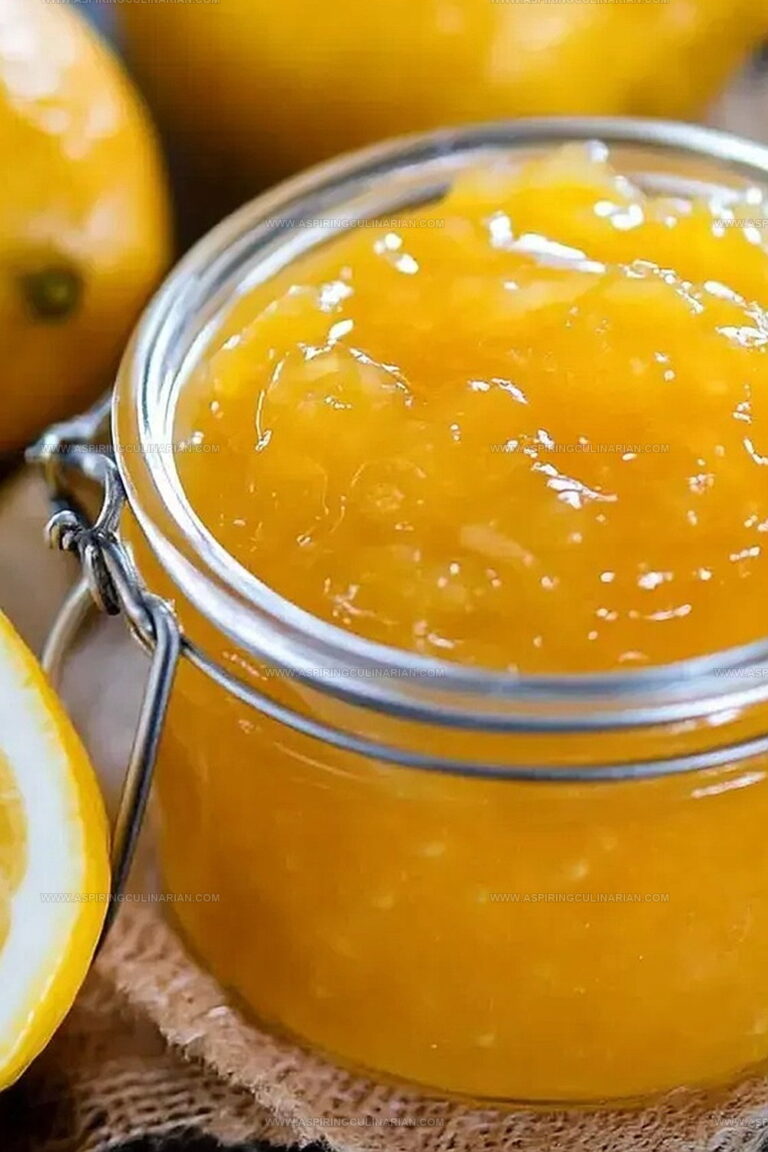 Zesty Homemade Lemon Jam Recipe: Sunshine in a Jar - Aspiring Culinarian