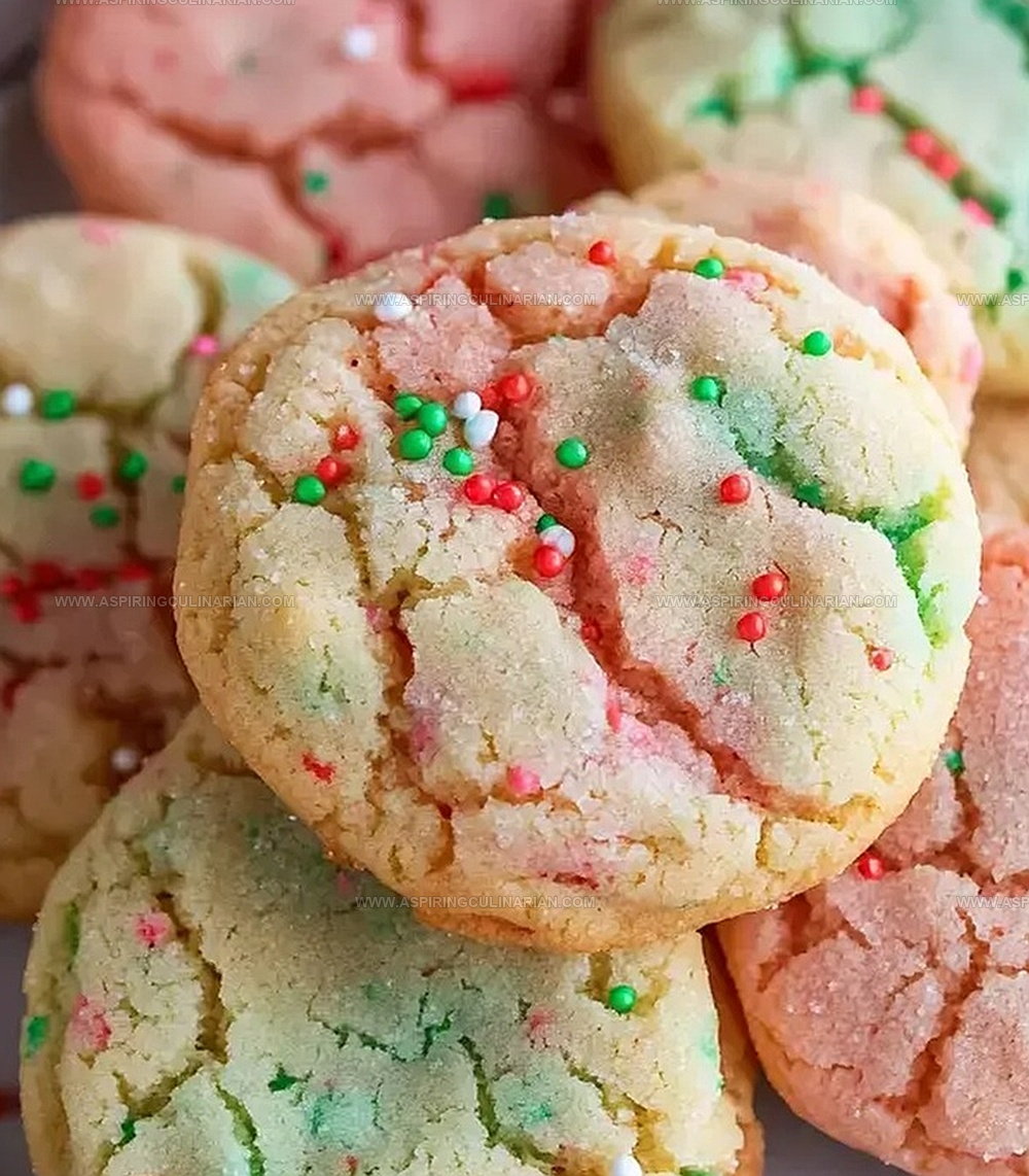 The Jolliest Christmas Sprinkle Pudding Cookies Recipe Ever - Aspiring ...
